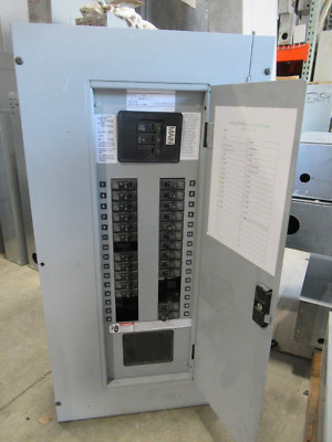 Siemens P1 Panelboard 100A Main Breaker B3100 120/208V 3PH4W 30 CKT CU ...