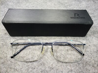 Rodenstock Men Eyeglasses (Black) R7051 G 55-17-145 W/ Case | eBay