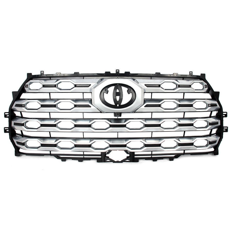 53101-0C160 For 2022-24 Toyota Tundra Platinum Front Bumper Grill Satin ...