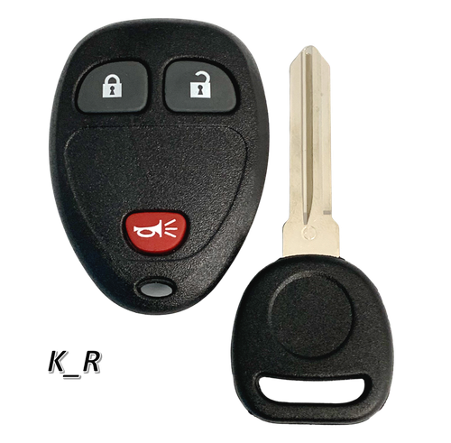 Replacement Keyless Entry Remote + Chip Key 3 Button OUC60270 15913420 ...