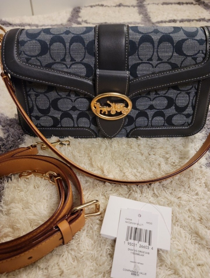 Coach Bag Denim Crossbody GRACIE MORGAN Tabby Bag | eBay