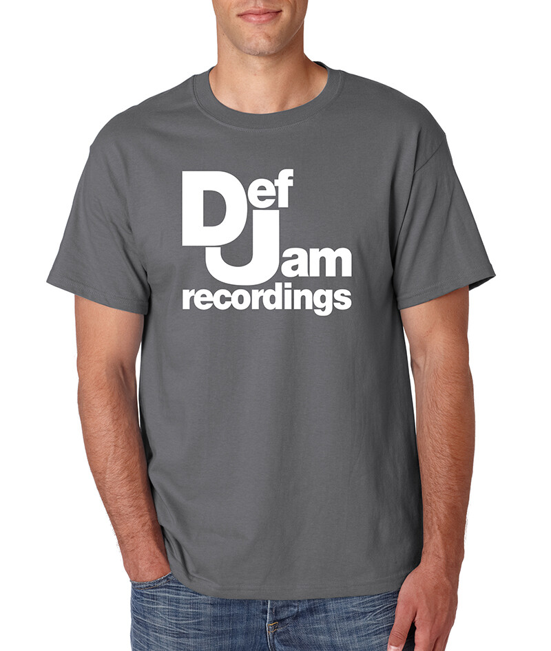 DEF JAM Recordings Logo T-Shirt Hip Hop Rap Classic Music Label Record ...
