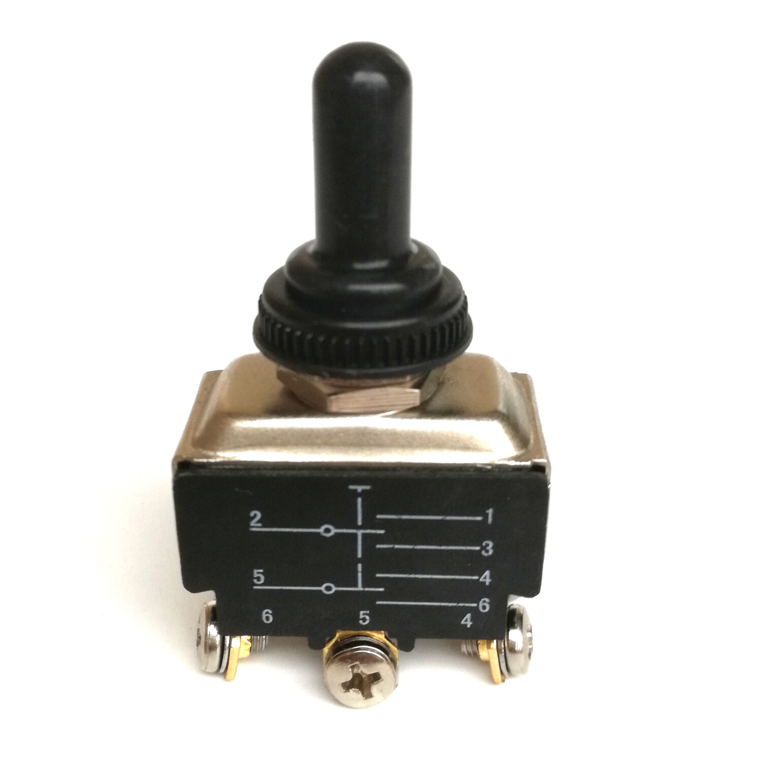KEDU DPDT On-On Toggle Switches HY29D 2HP 6 Pins M3.5 Screw Industrial ...