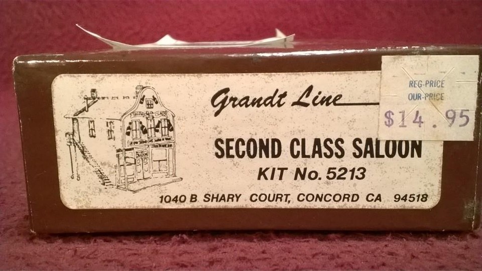 HO GRANDT LINE CRAFTSMAN BUILDING KIT 5213 SECOND CLASS SALOON - NIB | eBay