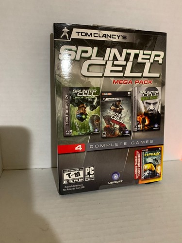 New Unopened -Tom Clancy Bundle - CD KEYS- 3 Splinter Cell Games ...