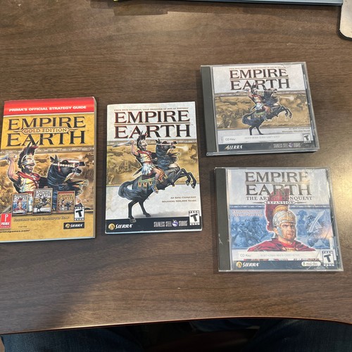 Empire Earth - PC 2002 includes Expansion Disc and gold edition book | eBay