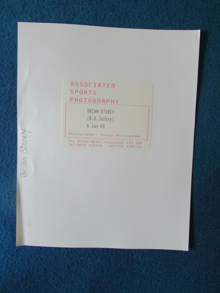 Original Horse Racing Press Photo - 10"x8" - Jockey - Brian Storey ...