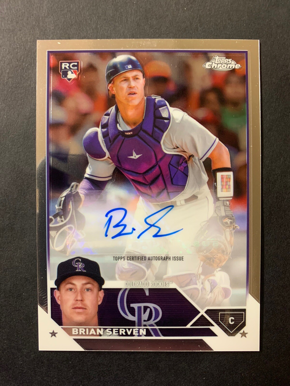 Brian Serven 2023 Topps Chrome Update Rookie Autograph #AC-BSE RC | eBay