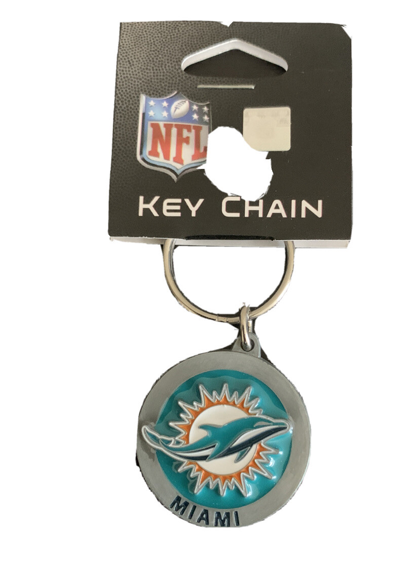 Pewter Keychain 3.5cm Miami Dolphins | eBay