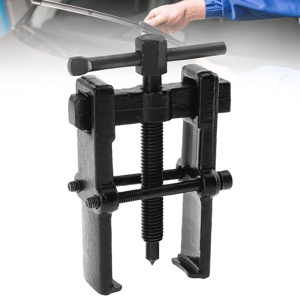 2 Jaw Gear Pulley Bearing Puller Remover Hand Tool Small Leg Mechanics ...