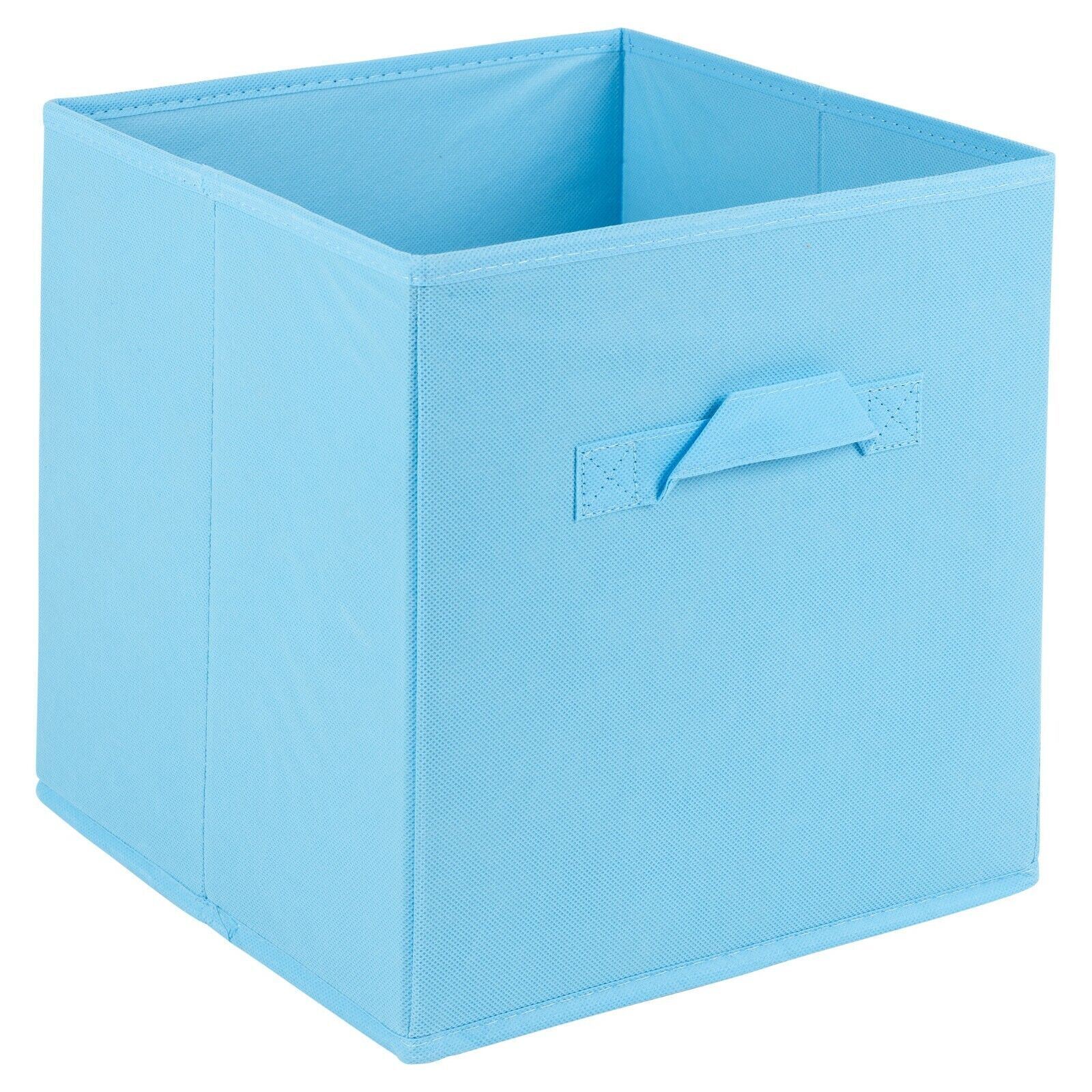 Collapsible Cube Non Woven Storage Boxes Kids Toys Carry Handles Basket ...