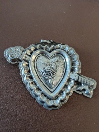 Vintage Reed and Barton Sterling Silver Key to my Heart Pendant ,925 | eBay