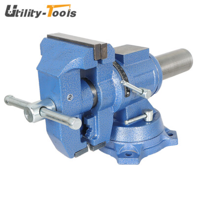 4Inch Multipurpose Vise Bench Vise Heavy Duty Multi-Jaw Vise 360-Degree ...