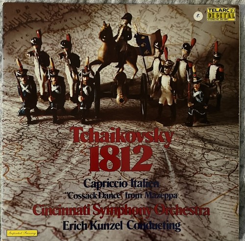 TCHAIKOVSKY / Erich Kunzel Cincinnati Symp. LP “1812"Telarc Audiophile ...