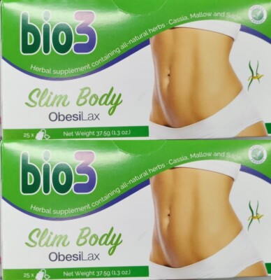 Bio3 Weight Control Tea,Slimming Slim Body,Weight Control Detox,2 Packs ...