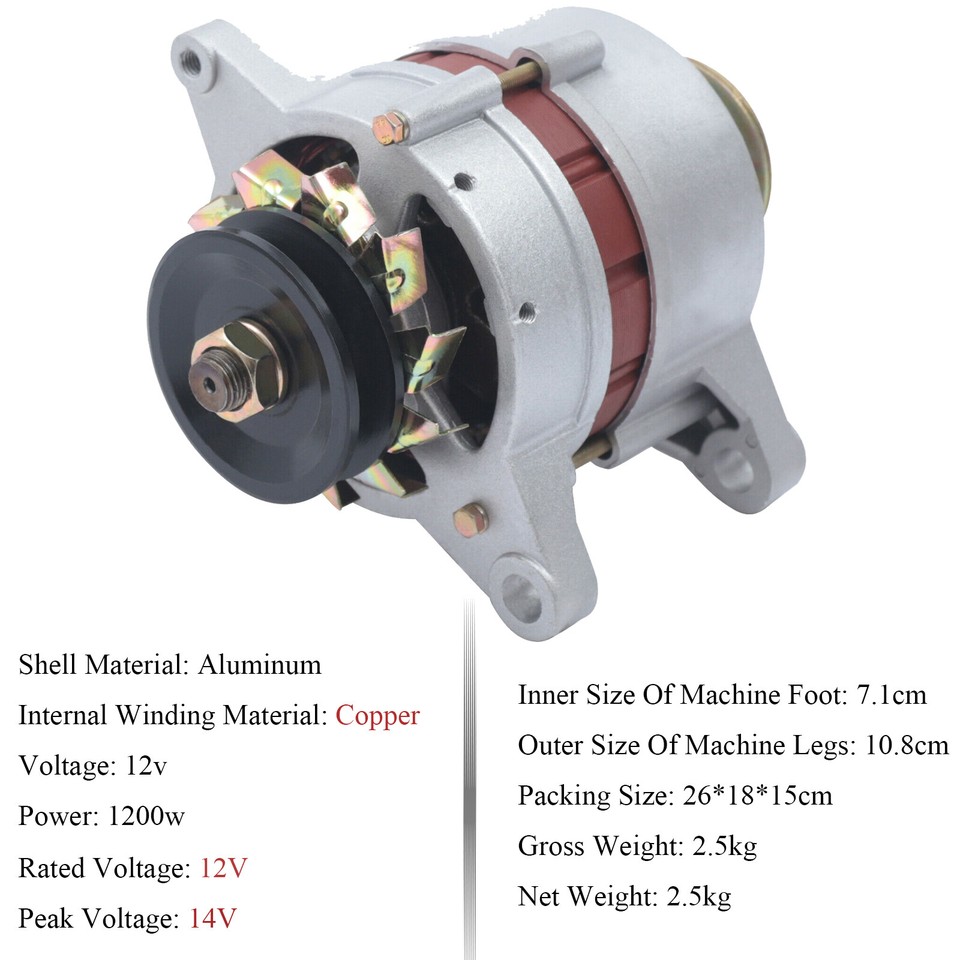 1500W Permanent Magnet Synchronous Generator PMA AC Low Rpm Alternator ...