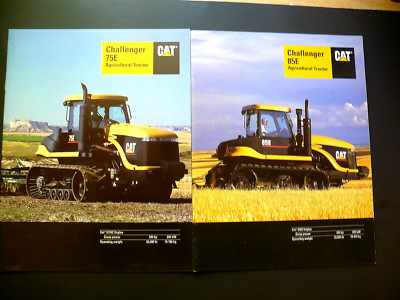 2 CATERPILLAR CHALLENGER TRACTOR MODEL 75E & 85E BROCHURES | eBay