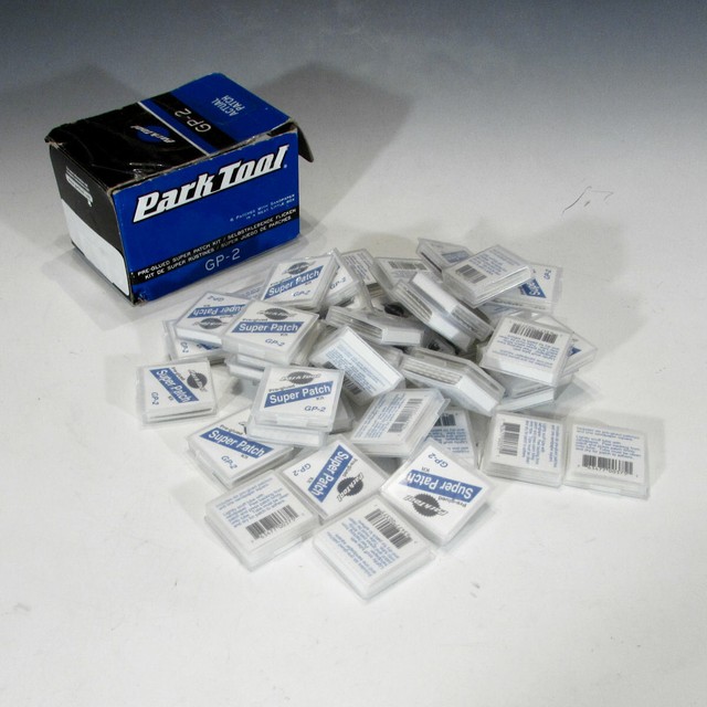 Park Tool Gp-2 Pre-glued Super Patch Kit Puncture Repair 48 Pcs Bike ...