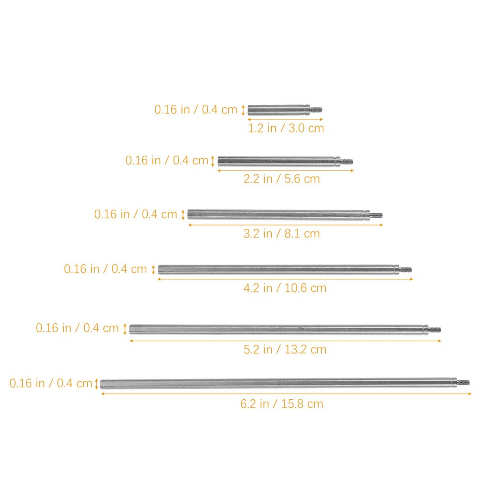 1 Set of dial indicator tips dial indicator extension stems dial ...