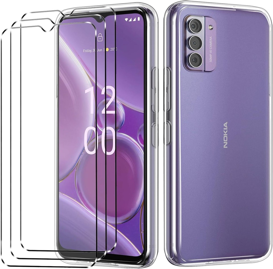 Clear Silicone Gel Phone Cover For Nokia X30/C32/C12/C21 Plus/G11/G21 ...