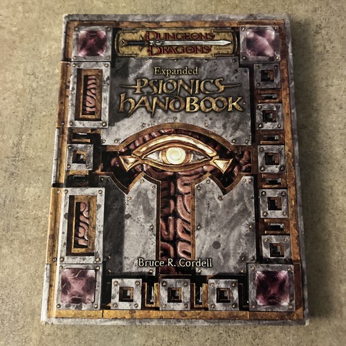 D&D Expanded Psionics Handbook Dungeons and Dragons 3.5 1st Printing April 2004) | eBay