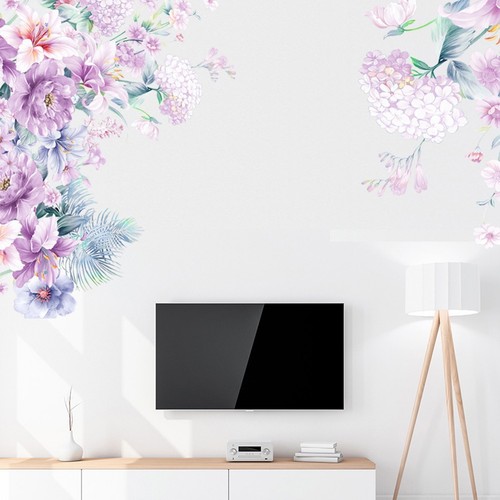 Wall Stickers Living Room Removable Waterproof Background Green ...