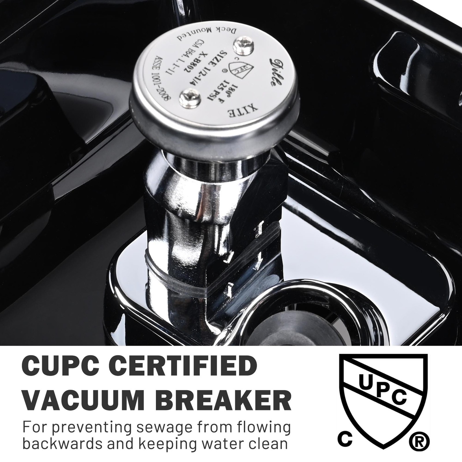 Byootique Shampoo Bowl Hair Sink w/ Gel Neck ,Vacuum Breaker Barber ...