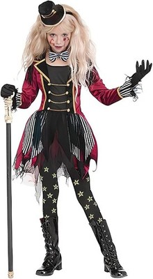 Girl's Spirit Dark Ringmaster Halloween Costume Large 12-14 | eBay