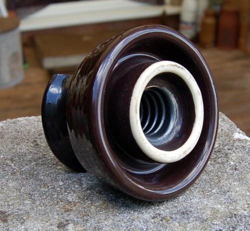 lovely old porcelain pylon insulator | eBay UK