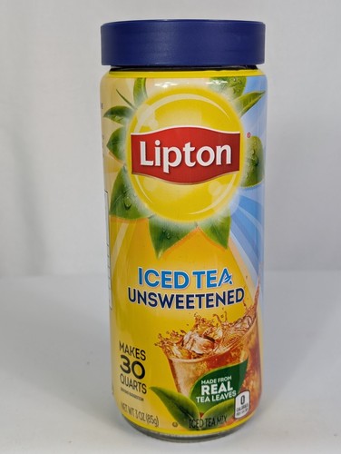 Lipton Iced Tea Unsweetened Powder 3 oz Make 30 Quarts Ea BB 4/15/25 ...