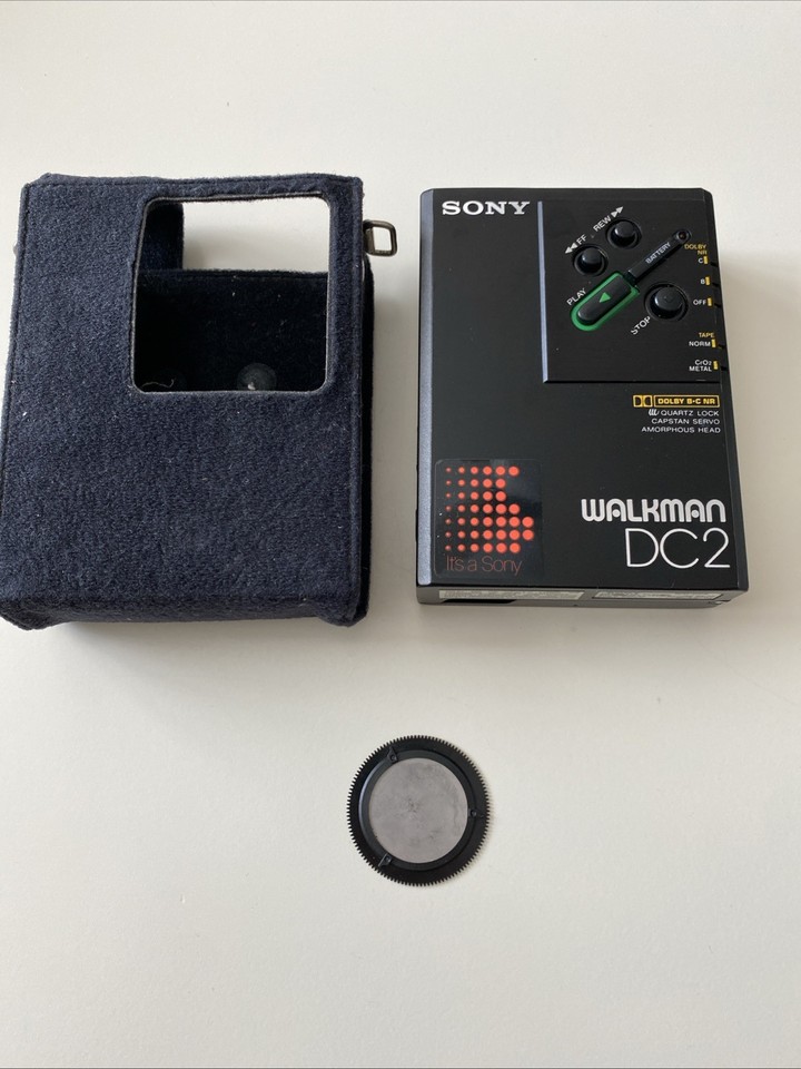 SONY WM-DC2 Walkman Cassette Player 4 Parts-repair/restoration Read ...