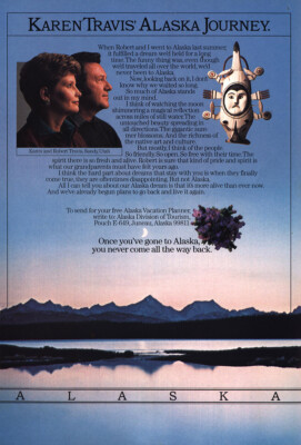 1985 Alaska: Karen Travis Alaska Journey Vintage Print Ad | eBay