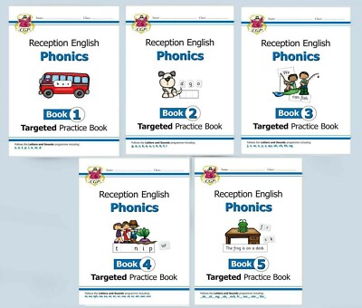 Reception Year Phonics Home Learning Pack of 5 Workbooks With Answers ...