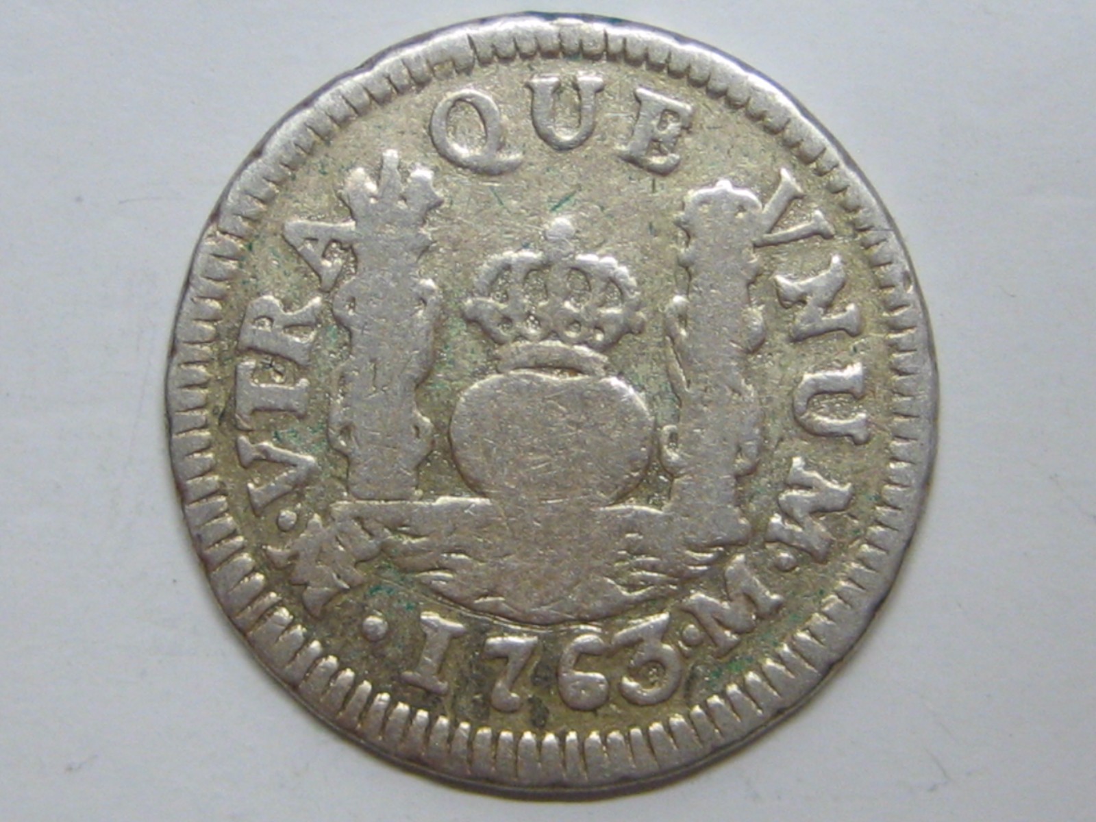 1763 M CHARLES III 1 REAL PILLAR MEXICO SPAIN SPANISH GENUINE OLD | eBay