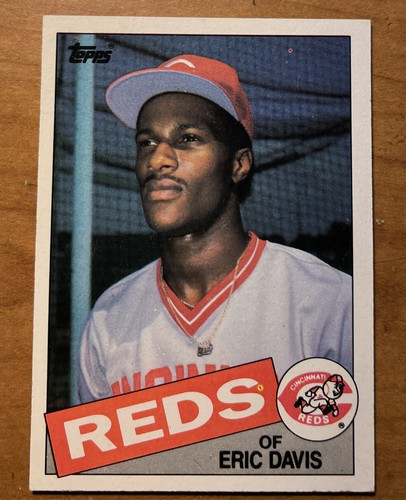 1985 Eric Davis Topps #627 ROOKIE CARD Reds | eBay