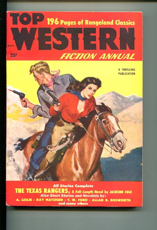 PULP: TOP WESTERN FICTION ANNUAL-#1-1950-PULP-SOUTHERN STATES PEDIGREE ...