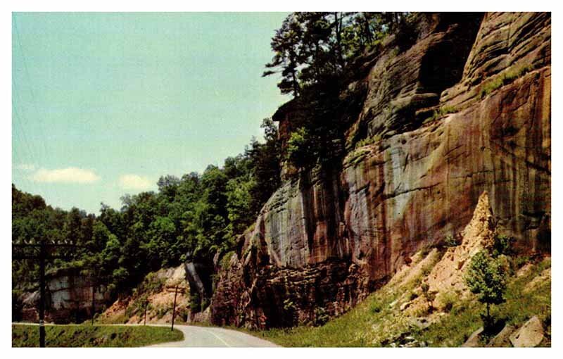 HIGHWAY SCENE Big Rock Tennessee Historic Old Photo | eBay