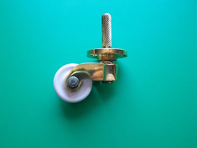 FURNITURE CASTERS BRASS FURNITURE CASTER ANTIQUE STYLE CASTER PORCELAIN ...