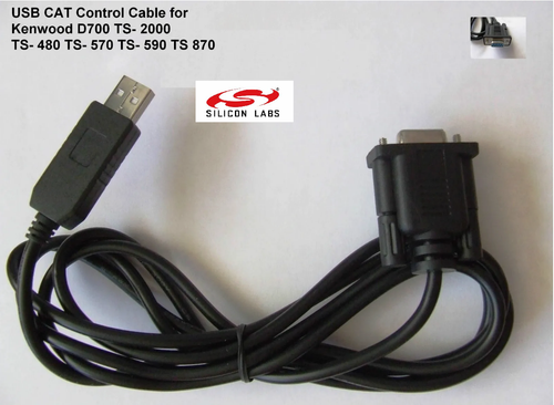 USB CAT Cable for Kenwood TS- 480 TS- 570 TS- 590 TS- 870 TS- 2000 TM ...