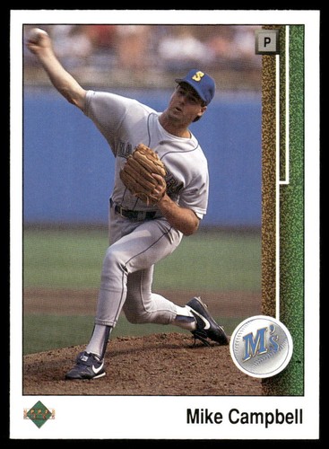 Mike Campbell 1989 Upper Deck #337 Seattle Mariners | eBay