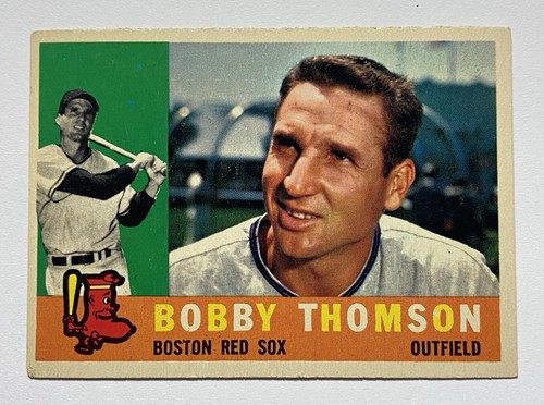 1960 Topps #153 Bobby Thomson Boston Red Sox | eBay