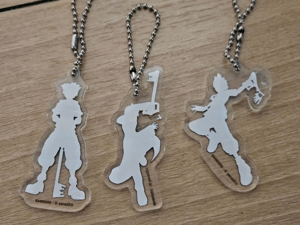 Kingdom Hearts Acrylic Keychain Sora Roxas Ventus Set of 3 | eBay