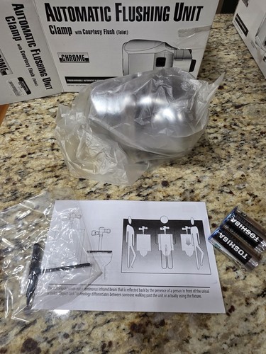 Automatic Flushing Unit Clamp with Courtesy Flush (Toilet) For Sloan ...