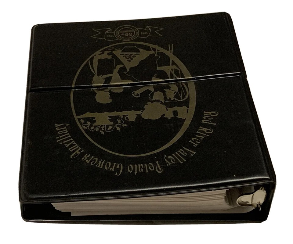 Vtg Red River Valley Potato Grower Auxiliary Cookbook East Grand Forks ...