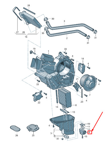 NEW VW SHARAN 7N A/C EXPANSION VALVE 7H0820679C ORIGINAL | eBay