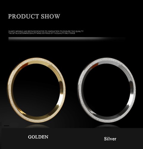 Shift Lever Crystal Zinc Alloy Trim Decor Decal Ring For Mini Cooper ...