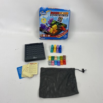 ThinkFun Rush Hour Traffic Jam Logic Game Strategy Skill Puzzle ...