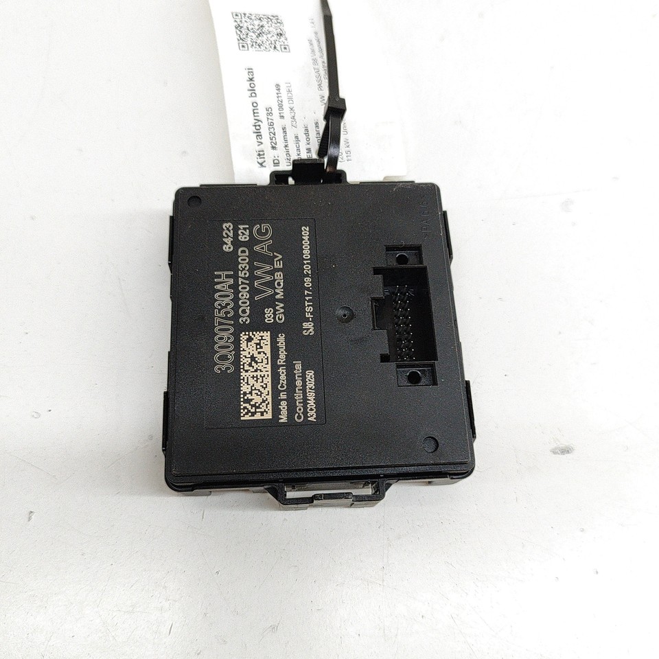 VOLKSWAGEN PASSAT Variant B8 Gateway Control Unit 3Q0907530AH 1.4 ...