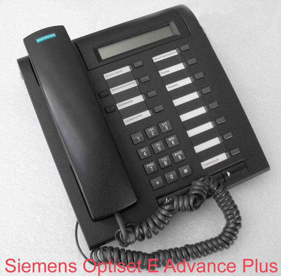 Siemens Optiset E Advance Plus S30817-S7006-A108-2 Black ISDN System ...