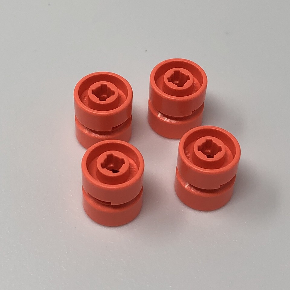 6014b LEGO Wheel 11mm D. x 12mm Hole Notched for Wheels Holder Pin ...